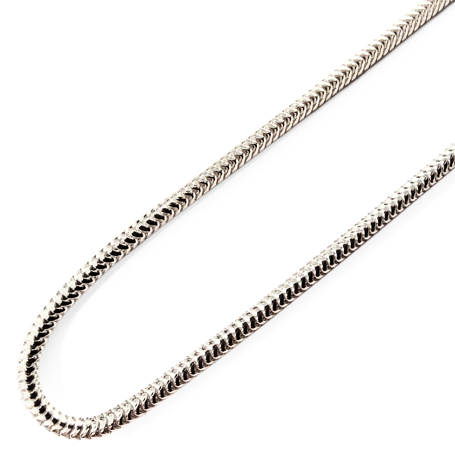 20" 2.5 mm Snake Chain (Sterling) – Studio JSD