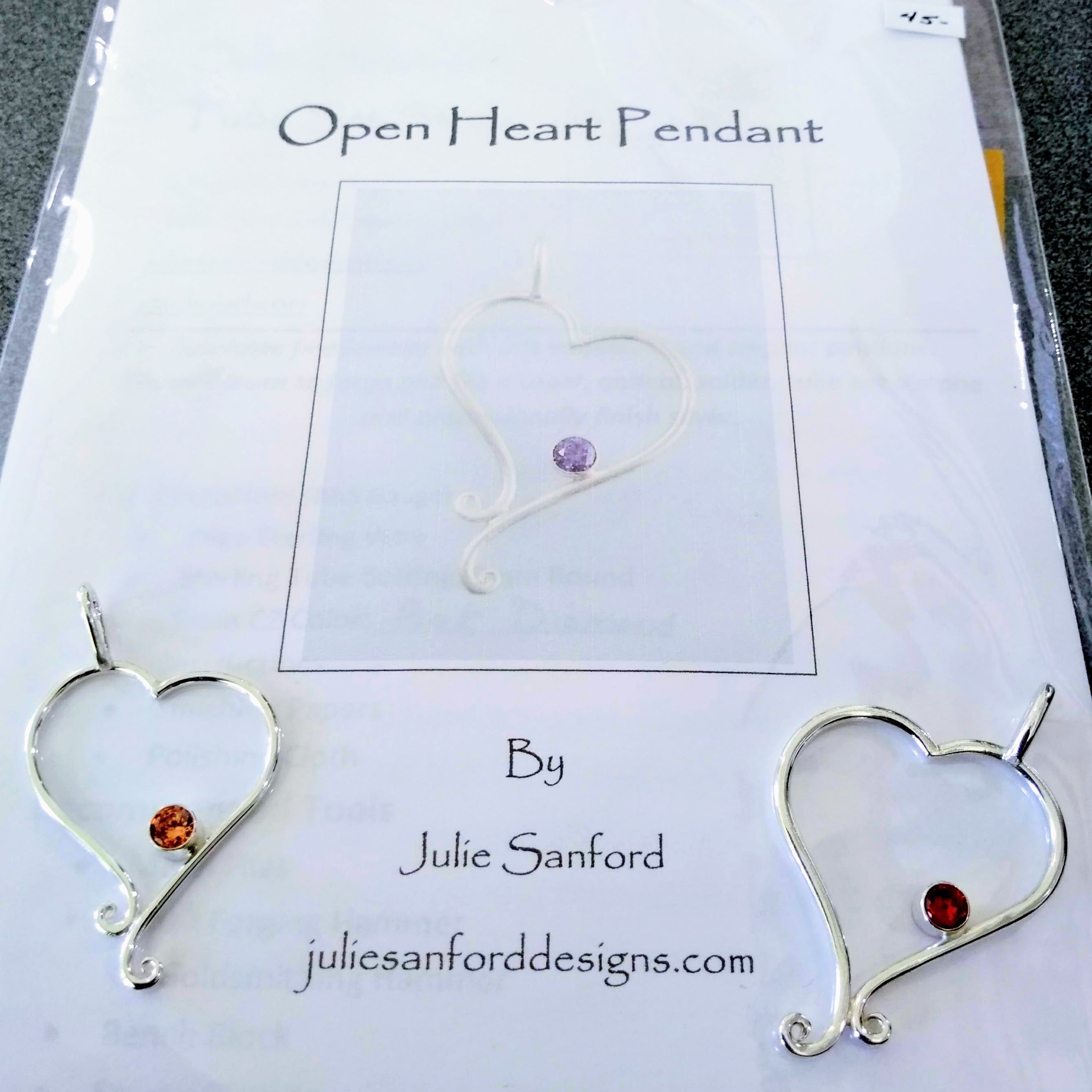 Open Heart With Tube Set Stone Kit – Studio JSD
